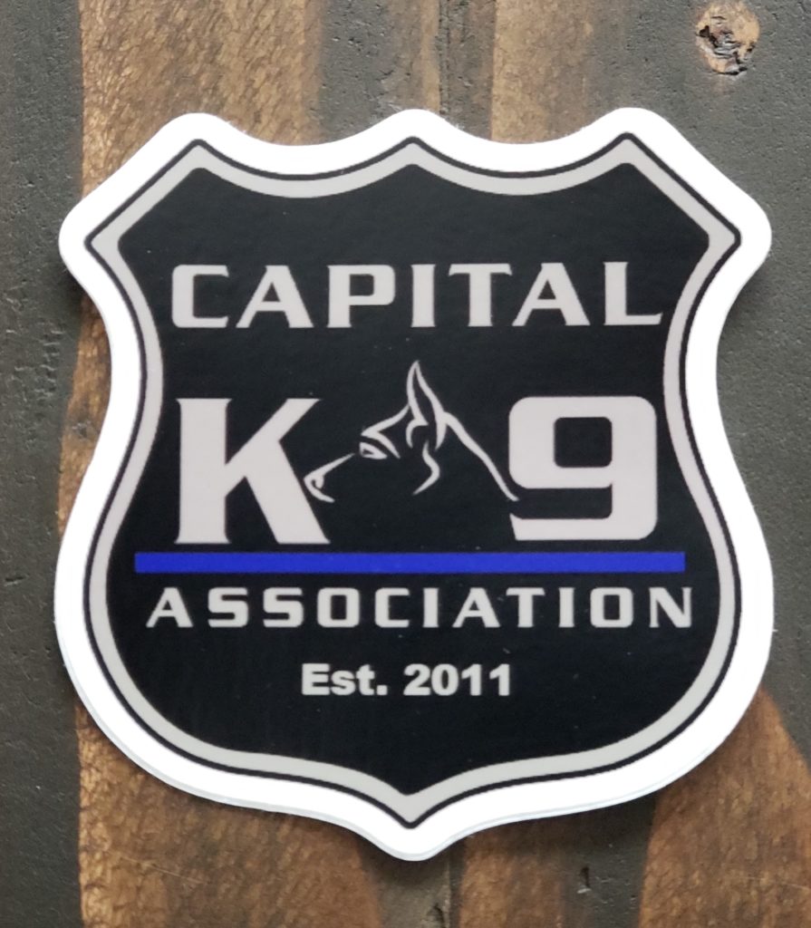 Capital K-9 Badge Sticker | Capital K9 Association